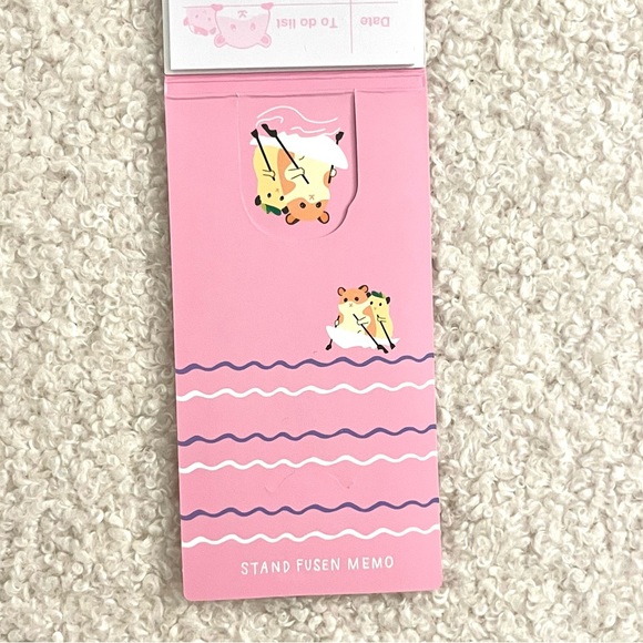 Sanrio | Office | Hisago Hamster Canoe Kawaii Pink To Do List Memo Stand For Your Desk | Poshmark